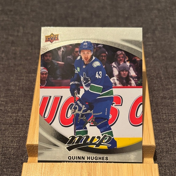 Toys | Quinn Hughes Upper Deck Mvp Hockey Card | Poshmark